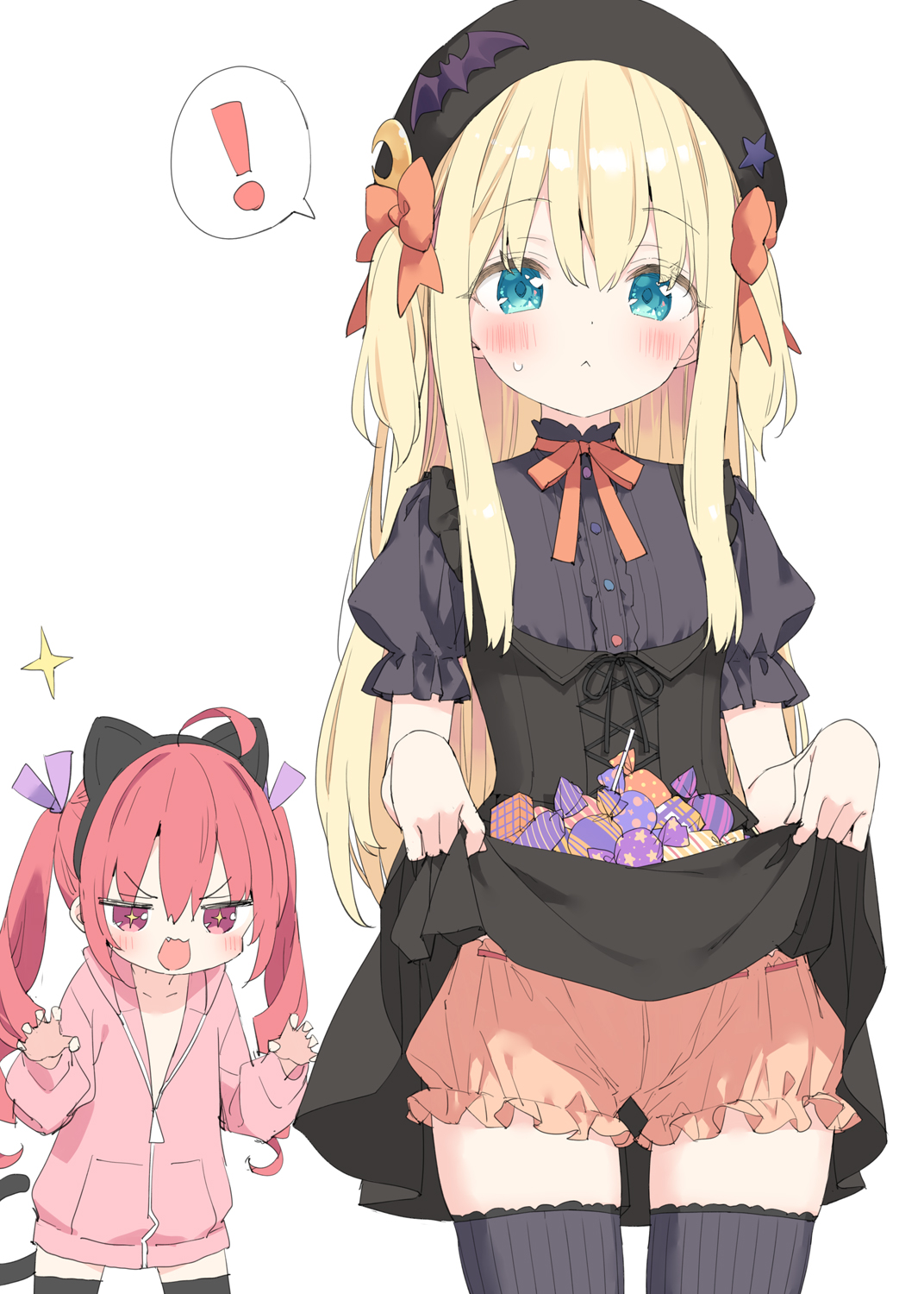 kani biimu hazuki watora shimotsuki potofu animal ears bloomers halloween loli nekomimi no bra ...